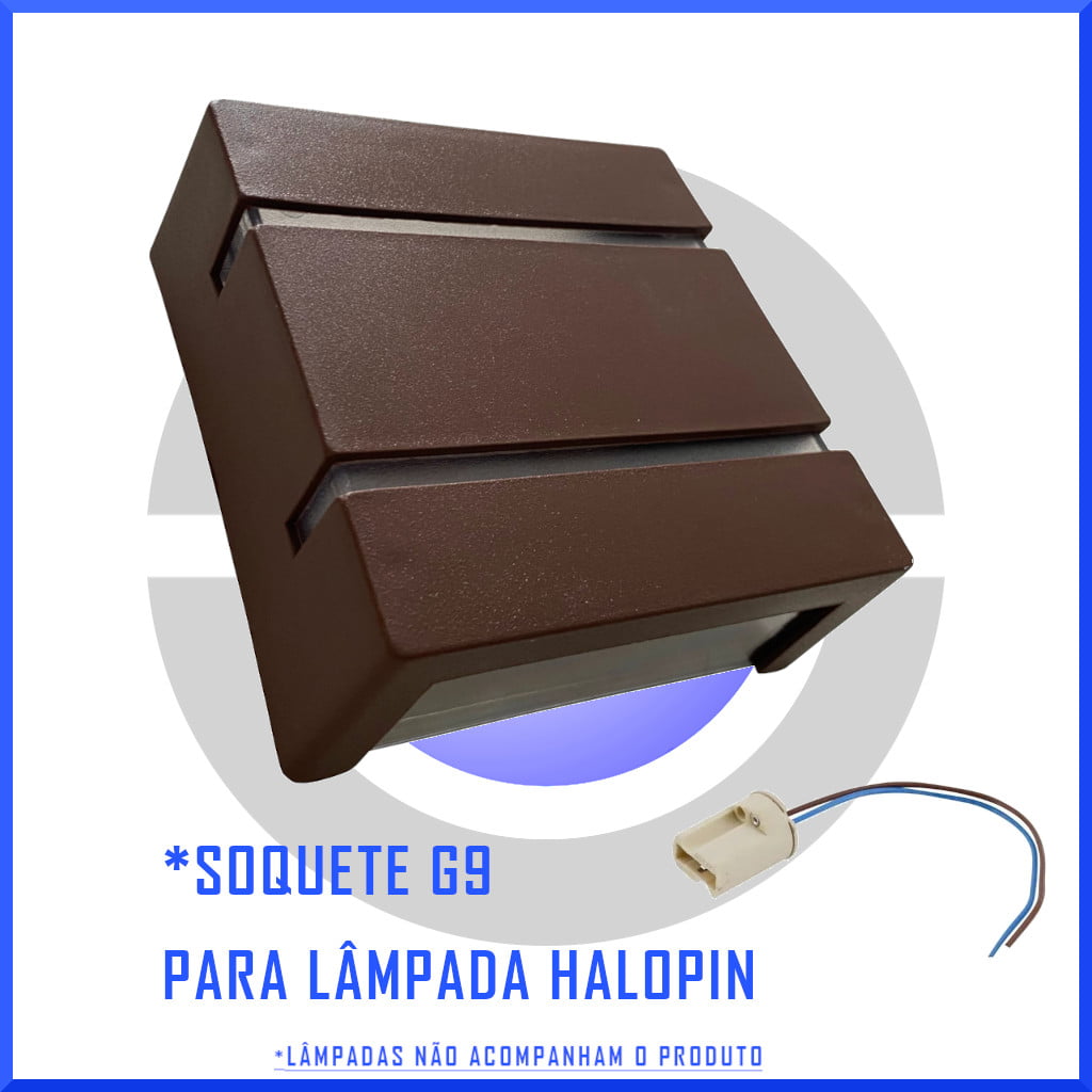Arandela de Parede 2 Frisos com 1 Lâmpada G9 - Design Moderno e Efeito ...